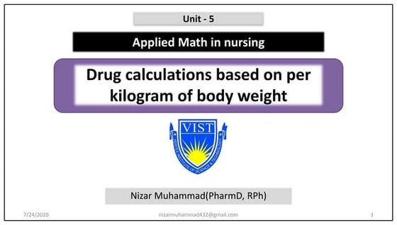 Purposes of medication | PPT
