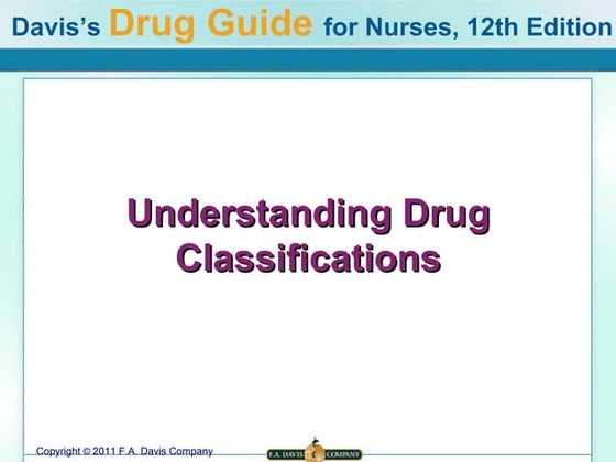 Classification of drugs | PPT