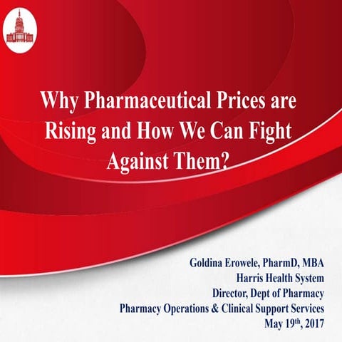Why Pharmaceutical Prices are Rising and How We Can Fight Against Them ...
