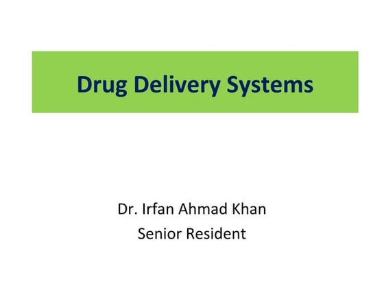 Conventional and novel drug delivery system. | PPT