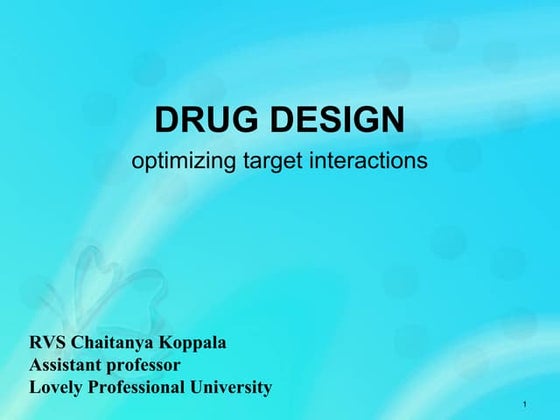 Rational drug design | PPT | Pharmaceutical Industry | Industries