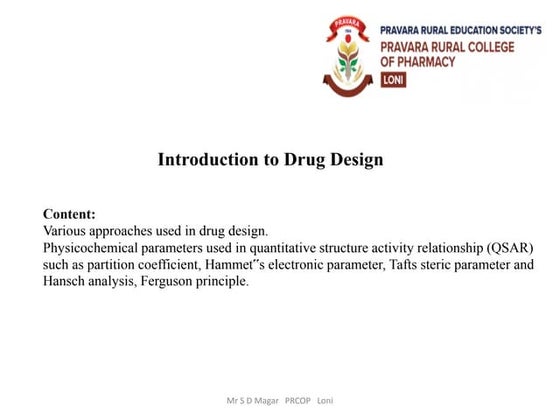 Drug Design | PPT