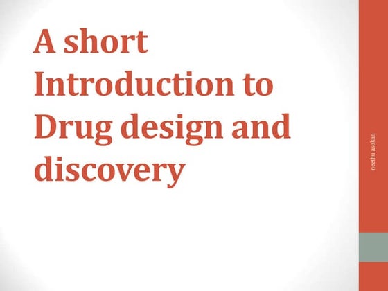 Drug discovery short | PPT