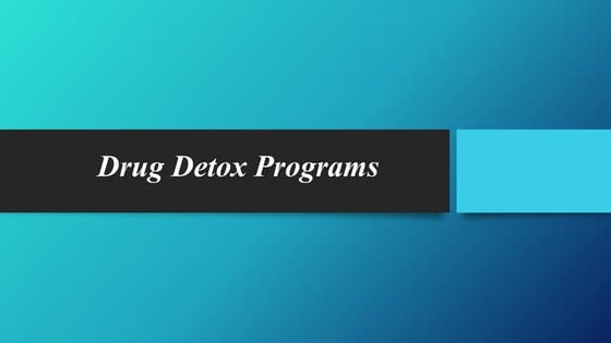 Drug abuse program | PDF