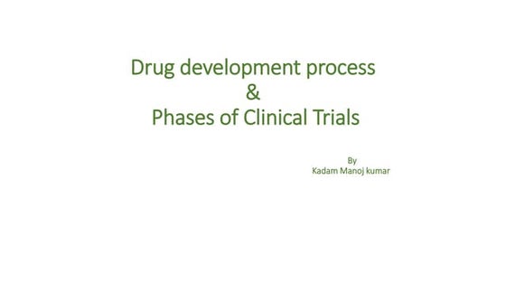 Drug approval process& | PPT