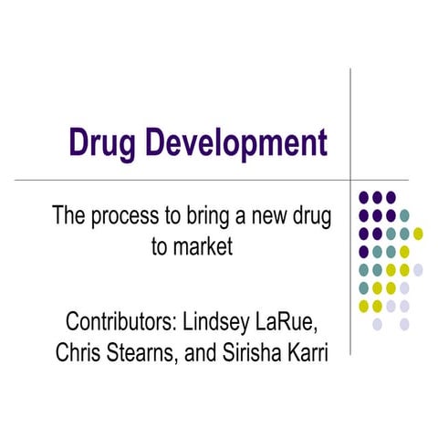 Drug Development Project Mgmt | PPT