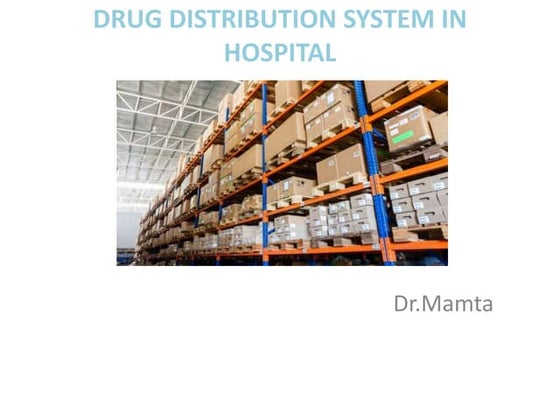 14ab1t0019 drug distribution | PPTX | Pharmaceutical Industry | Industries