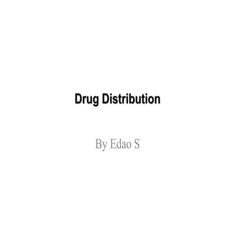 Drug Distribution reference for pharmacy.pdf
