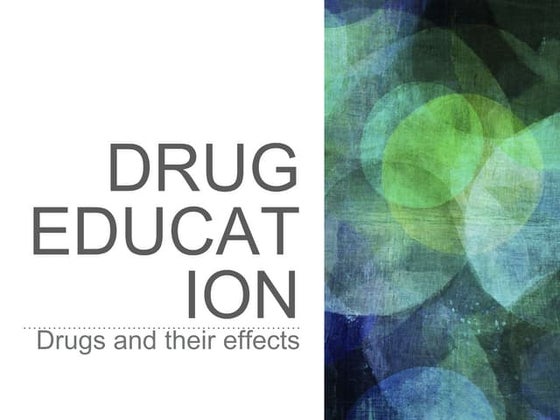 DRUG-EDUCATION.pptx | Illegal Drugs, Tobacco, eCigarettes, Vaping ...