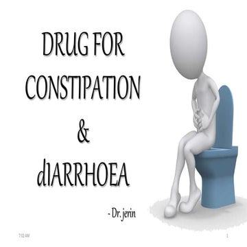 Drug for constipation & diarrhoea | PPTX | Digestive Disorders ...