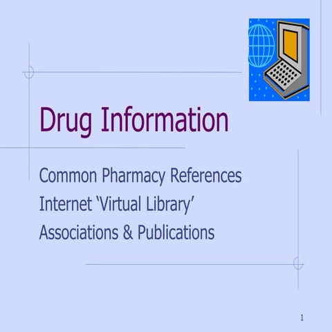 Drug information | PPT
