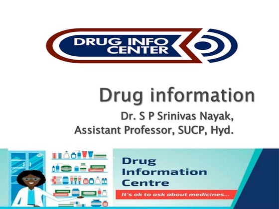 Drug information services | PDF | Substance Abuse | Diseases and Conditions