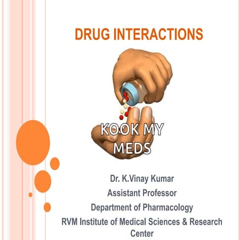 Drug interactions their types, examples and role | PPT