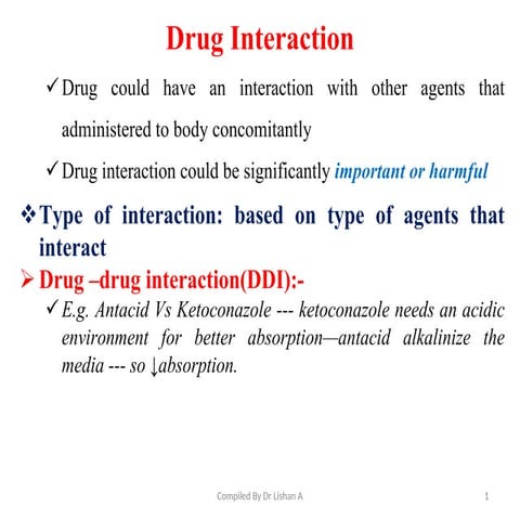 Drug_Interaction_PPT.pdfgfjjkhgjgutuyihuyiu | PDF