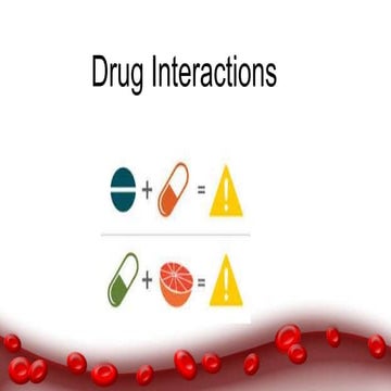 Drug interactions | PPTX