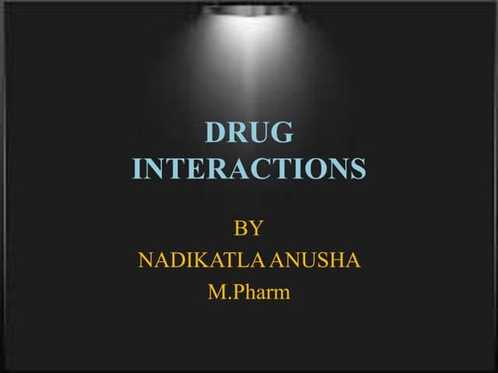 Drugs Interactions.ppt