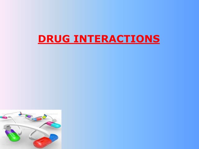 Essential Outlines on Drug Interactions for Dental Practice | PPTX
