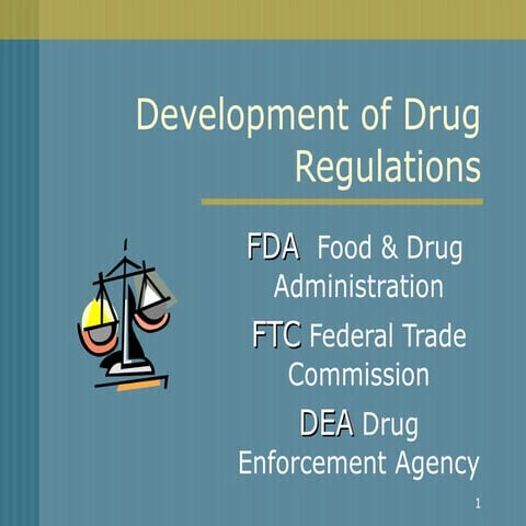 Drug law & regulations | PPT