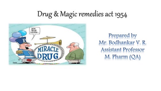 DRUGS AND MAGIC REMEDIES OBJECTIONABLE ADVERTISEMENTS.pptx