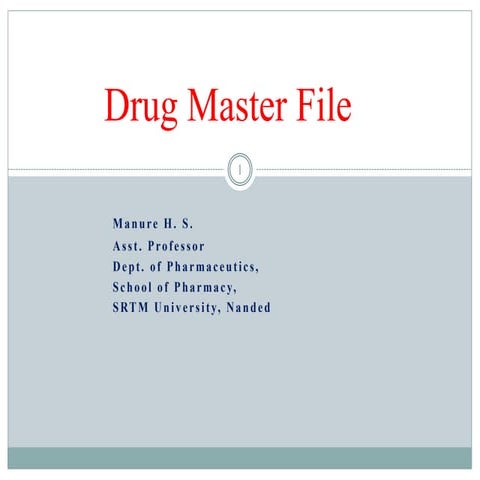Drug Master File.pptx