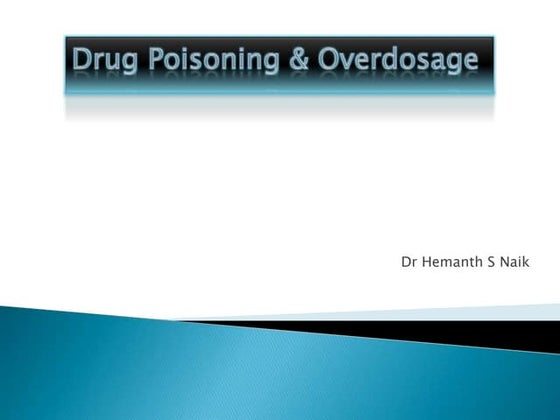 Drugs and their antidotes | DOC | Pharmaceutical Drugs | Medical Health