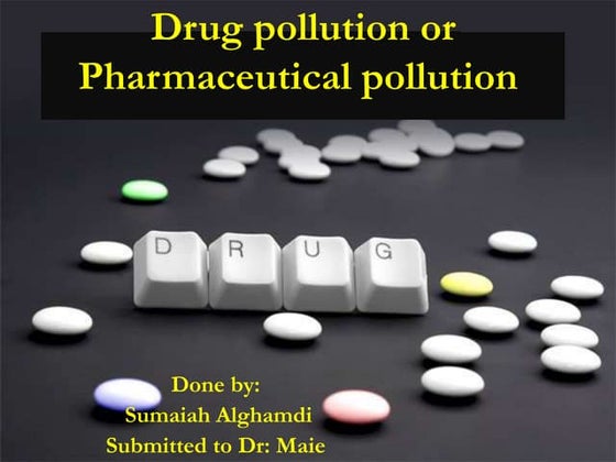 Green Talks LIVE webinar: Pharmaceutical Residues in Freshwater | PPTX