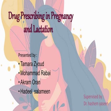 Drug Prescribing in Pregnancy.pptx | Pregnancy | Reproductive Health