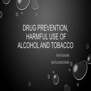 Drug prevention | PPT