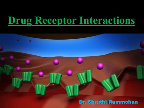 THEORIES OF DRUG RECEPTOR INTERACTION | PPT
