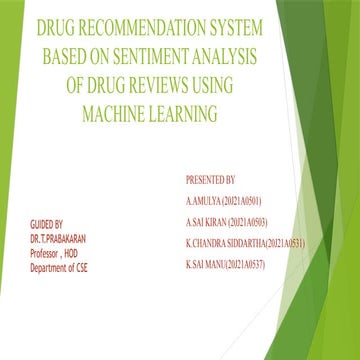 DRUG RECOMMENDATION SYSTEM BASED ON SENTIMENT ANALYSIS ppt.pptx