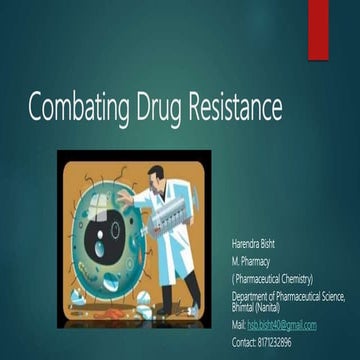 Combating Drug resistance | PPTX