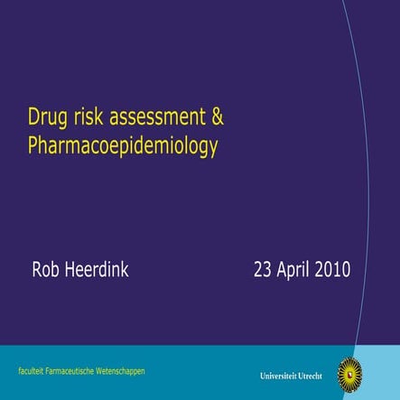 Drug risk assessment 23 4-2010 | PPT