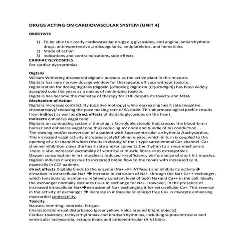 DRUGS ACTING ON CARDIOVASCULAR SYSTEm 1.docx