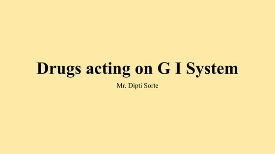 Drugs as digestants and carminatives. | PPT