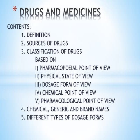 Sources of drugs | PPT