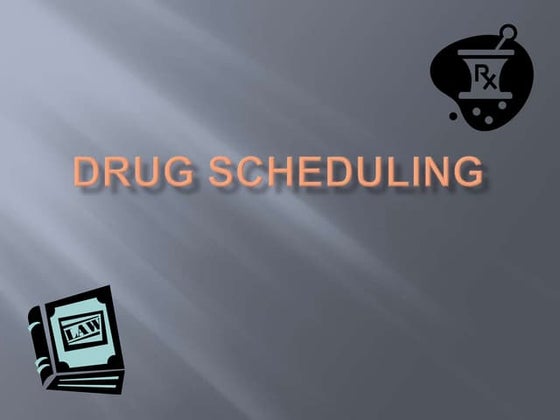 DEA Scheduling of Medications | PPT
