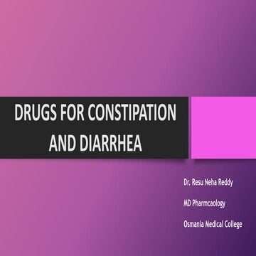 Laxatives and Purgatives | PPT