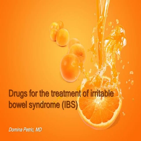 Drugs for the treatment of irritable bowel syndrome | PPSX