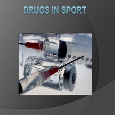 Drugs in sport | PPT