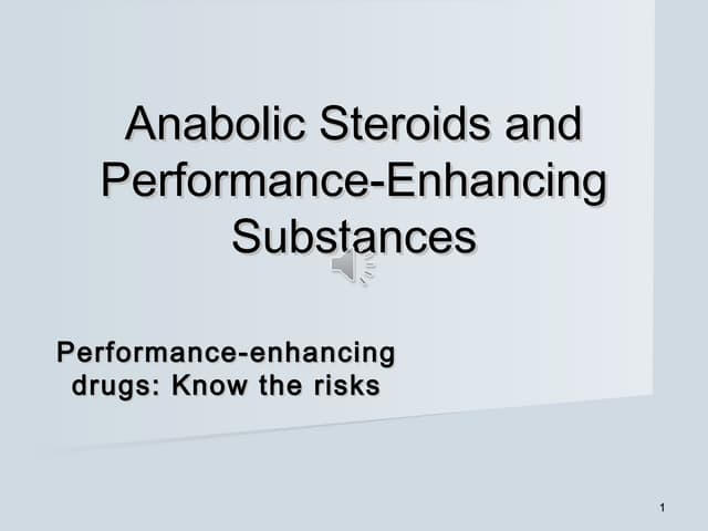 Drugs in sport | PPTX