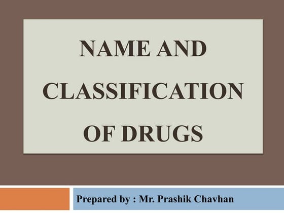 Drugs | PPT