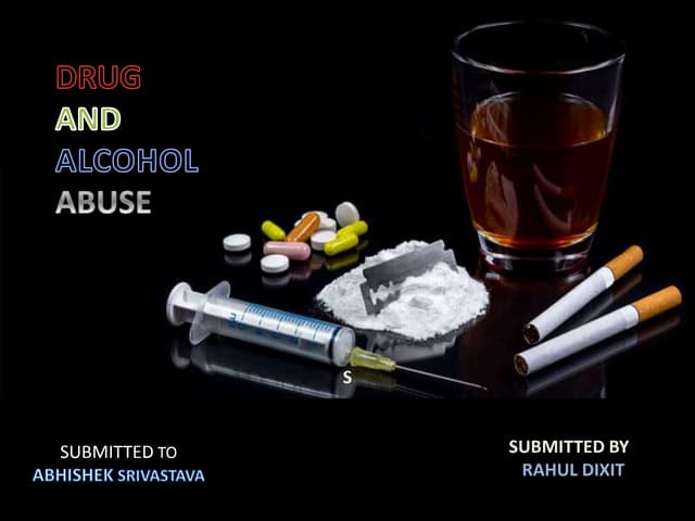 Substance abuse | PPTX