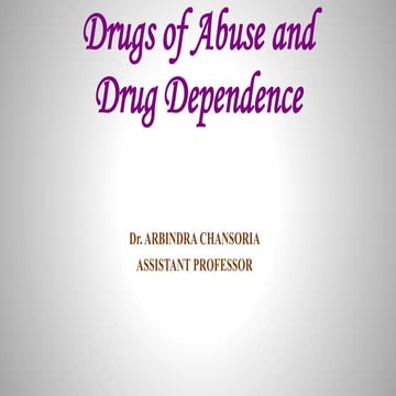 Drugs of abuse.pptx............................... | PPT