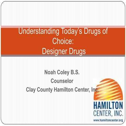 Drugs of choice | PPTX