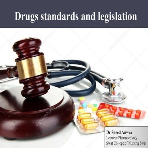 Drug standard & lageslation | PDF