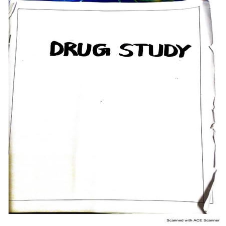 Drug study PDF.pdf for third year GNM students | PDF