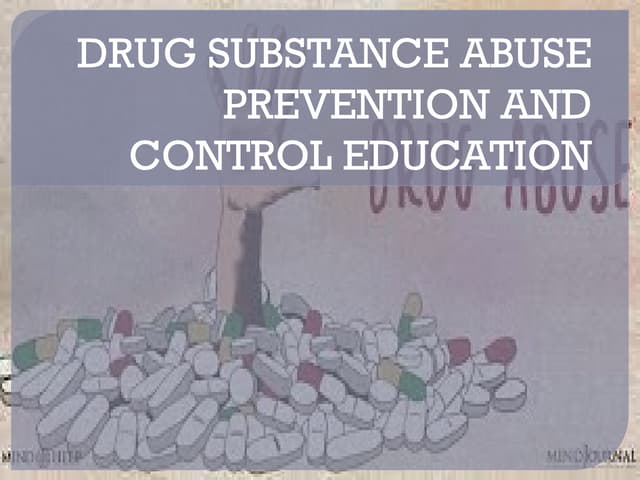 Prevention of substance use and abuse | PPTX