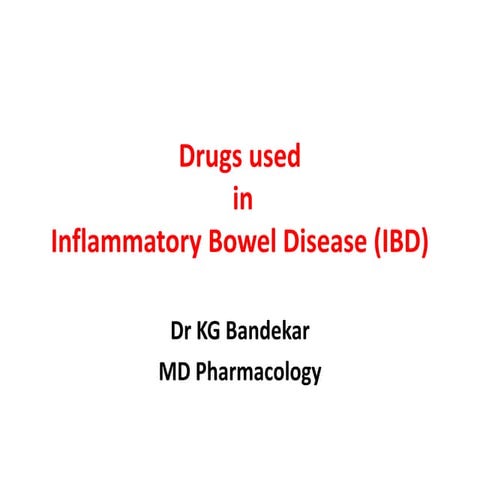 Drugs used in IBD (Pharmacology).pptx