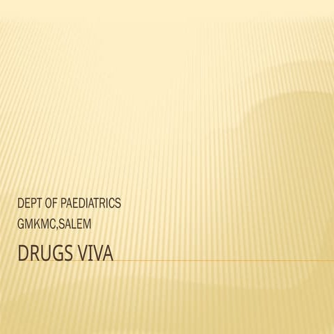 DRUGS VIVA.pptx for examination and viva | PPTX