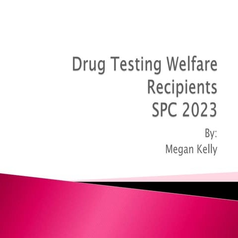 Drug testing powerpoint | PPTX